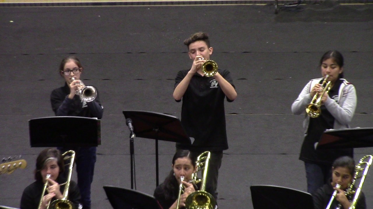 Sussman Middle School Jazz Band, 6th Annual Band Spectacular. - YouTube
