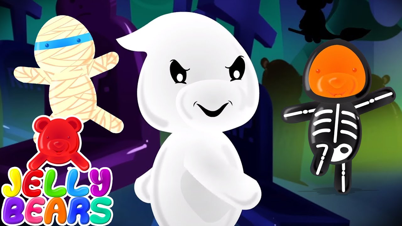 Ghost They Love To Walk Tonight | Halloween Songs For Kids | Spooky ...