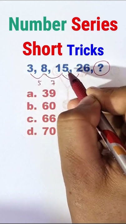 Q.274 Outstanding Number series Reasoning Short Tricks for #ssccgl #ssc ...