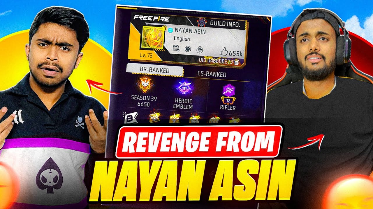 Revenge From Nayan Asin 🤬 Deleting V Badge Id Of Nayan Asin - Garena ...