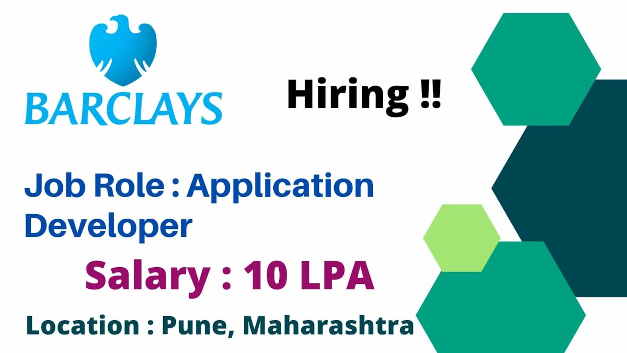 Barclays Off Campus Hiring Freshers for the Role of Application ...