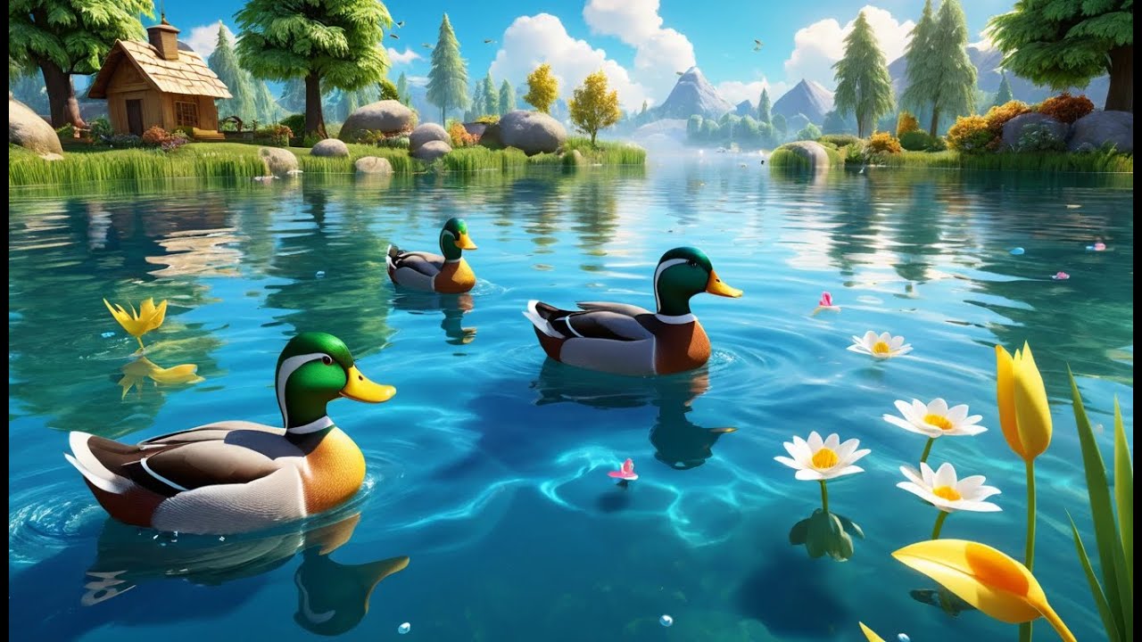 Ducks Go Quack and Fish Go Swish | Fun Animal Song for Kids | Quack and ...