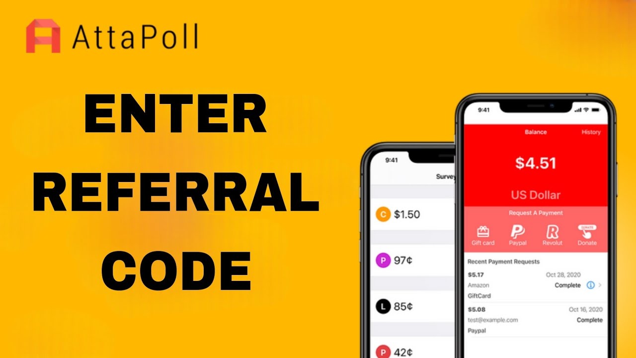 How To Enter Referral Code On AttaPoll App - YouTube
