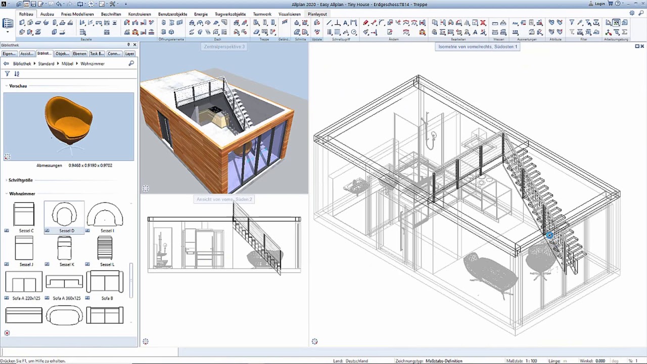 The Tiny House – Quick and Easy Architecture with Allplan - YouTube