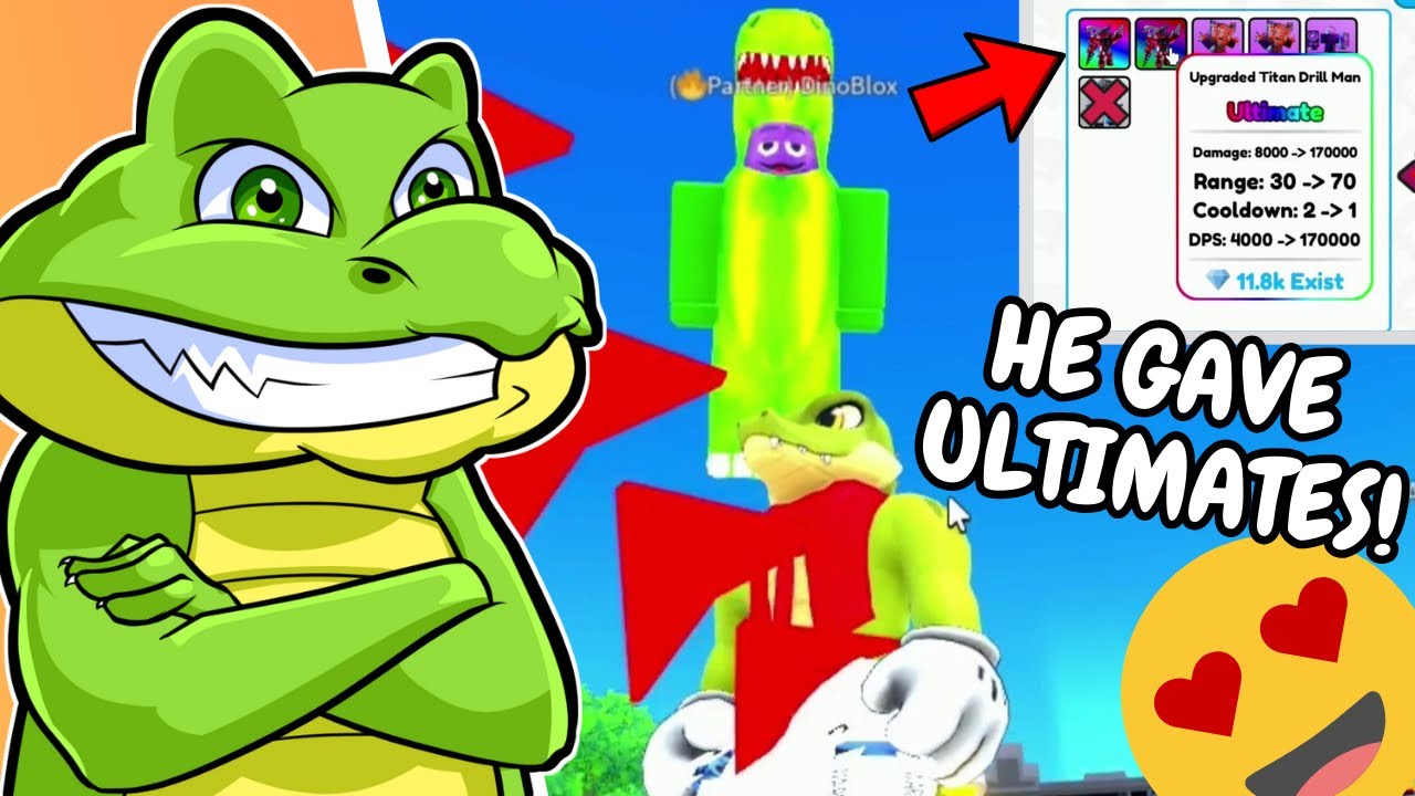 Dinoblox invited me to his Sandbox PARTNER MODE Admin! (Toilet Tower ...