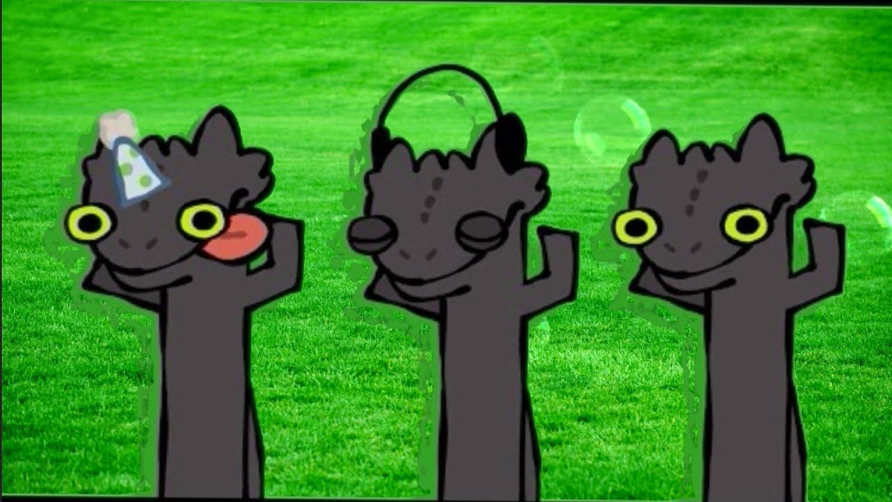 Toothless Dancing Meme - Super Incendiary Dance - Try not to dance ...