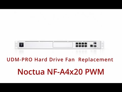 UDM Pro Hard Drive fan Replacement - YouTube