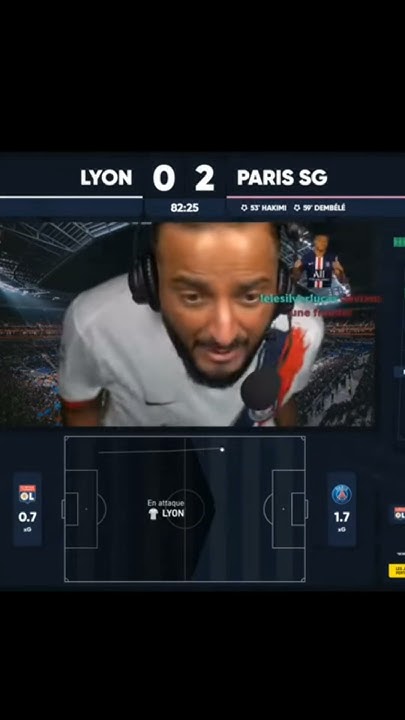 Réaction de l'immigré parisien Lyon PSG 3-2 - YouTube