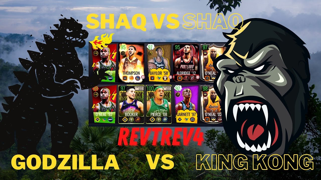 Godzilla vs King Kong 98 Shaq vs 98 Shaq NBALM RevTrev4 - YouTube