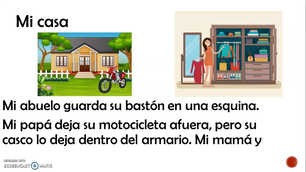 Lectura Mi casa - YouTube