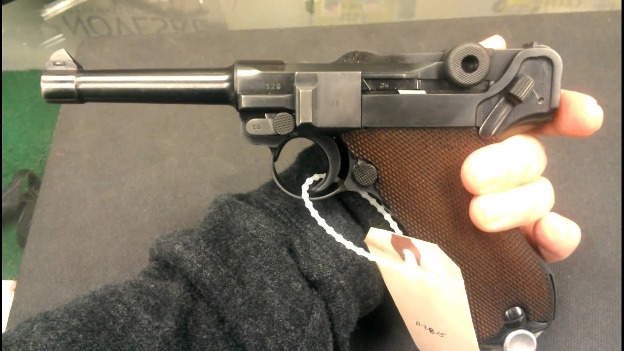 Luger P08 9mm Pistol - YouTube