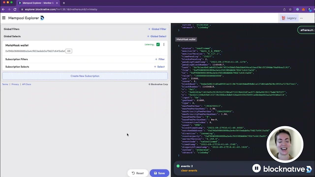 How to Monitor an Ethereum Wallet | Mempool Monitoring - YouTube