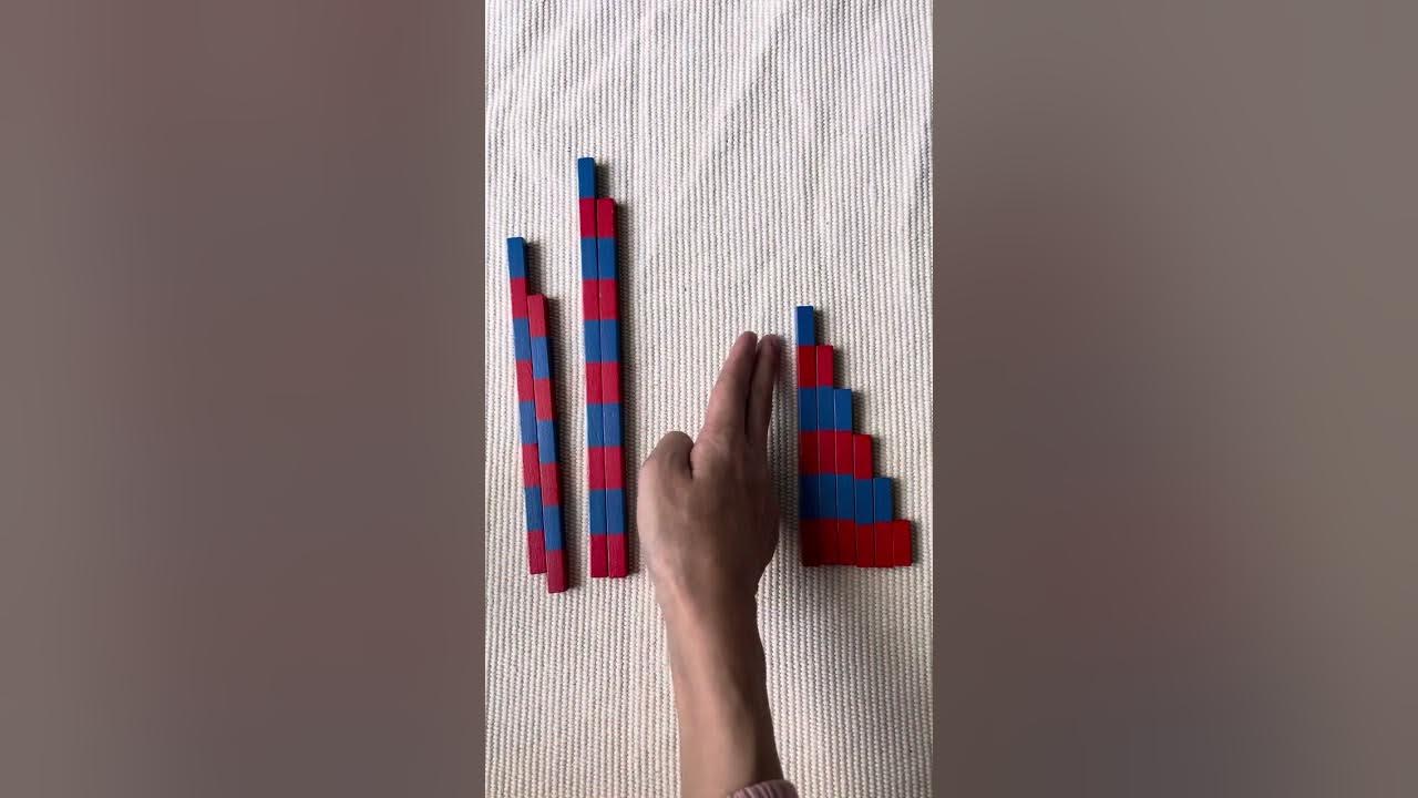 Small Number Rods Montessori |Long Rod Montessori | Berhitung ala ...