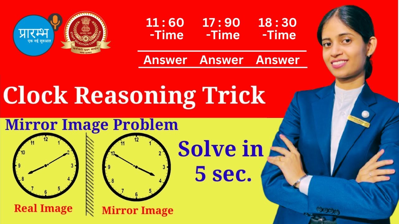🕰️ Clock Reasoning Tricks | Type-1 Questions Explained by Kareena Ma’am ...