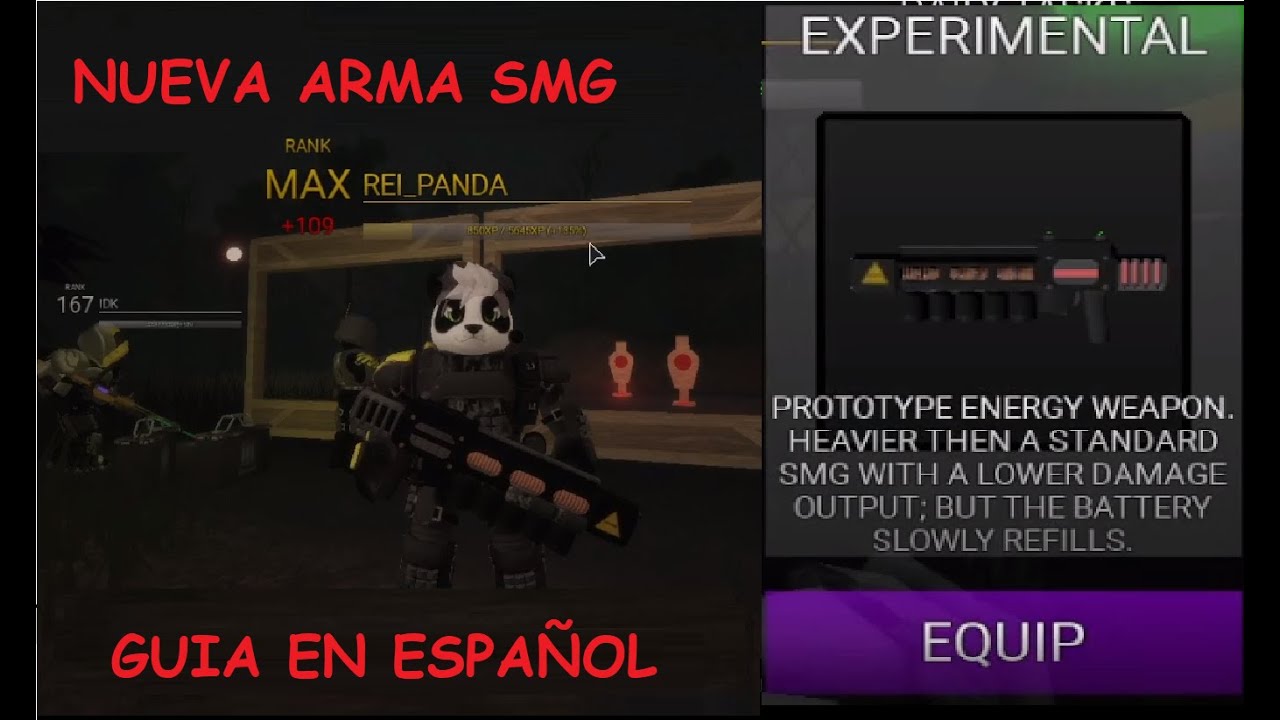 EXPERIMENTAL SMG | Guia Hunt Mode! Survive The Night - YouTube