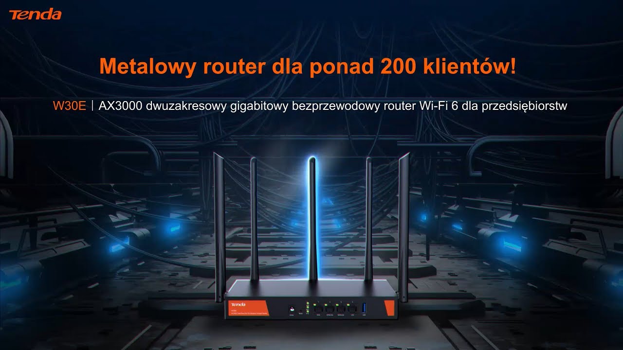 W30E router Wi-Fi 6 Tenda - YouTube
