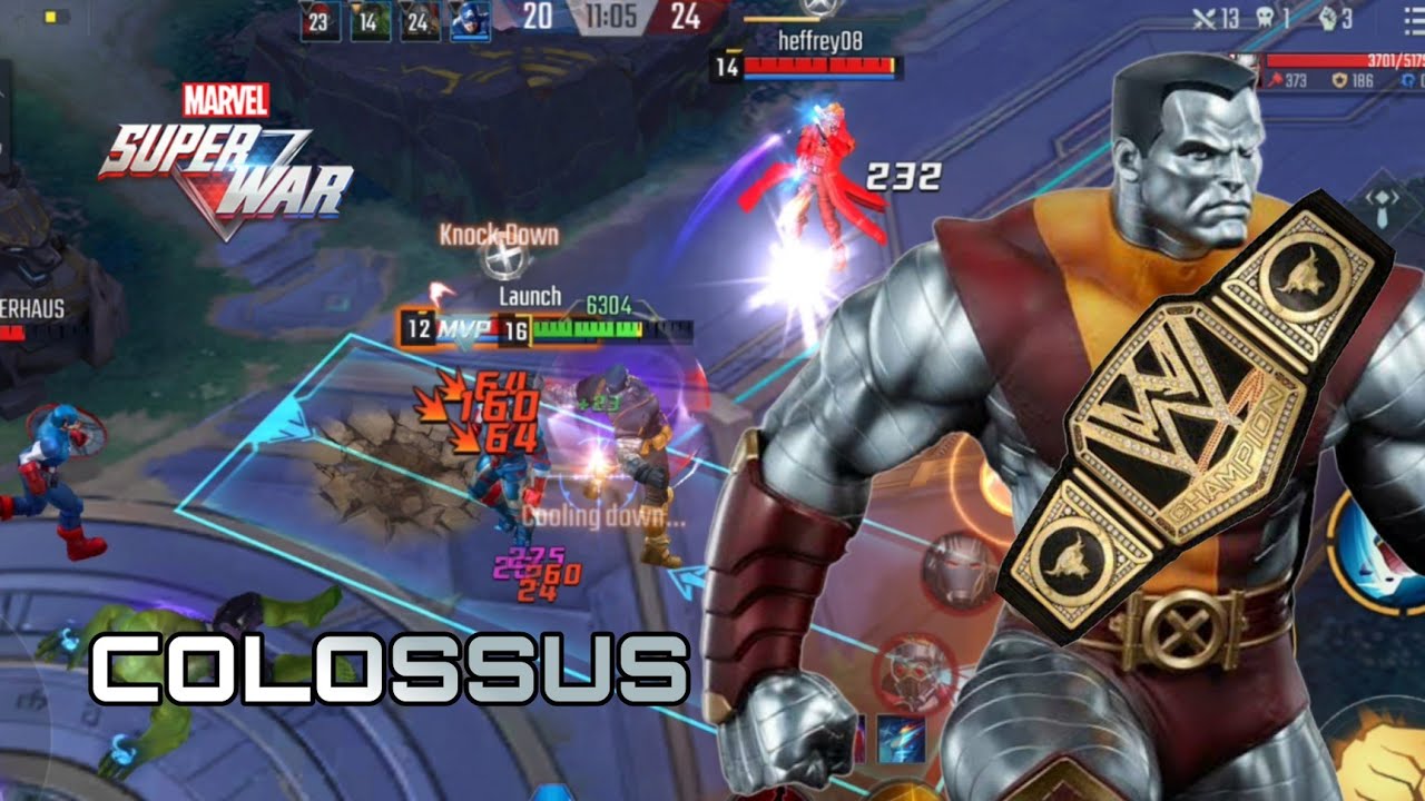 MARVEL Super War: COLOSSUS (TANK) UNKILLABLE TANK BUILD GAMEPLAY - YouTube