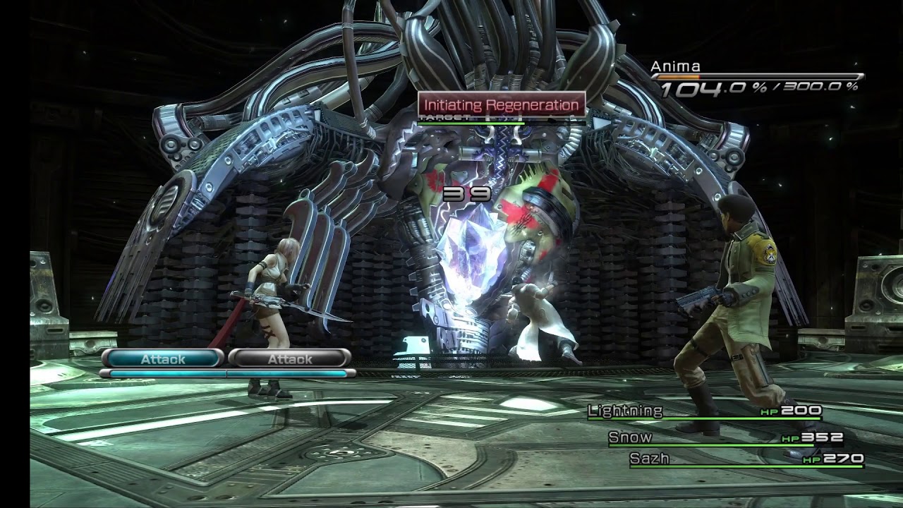 final fantasy xiii boss: Anima - YouTube