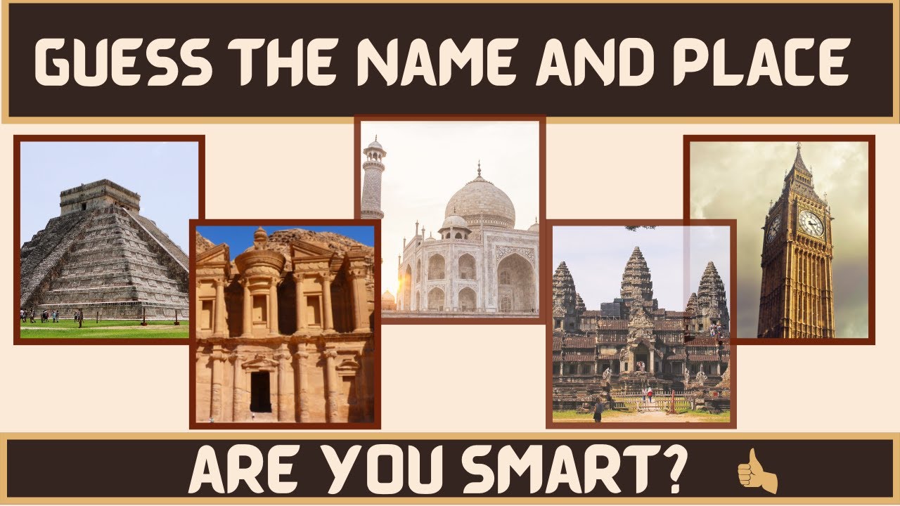 GUESS THE NAME AND PLACE | How smart are you? | Quiz | Puzzle - YouTube