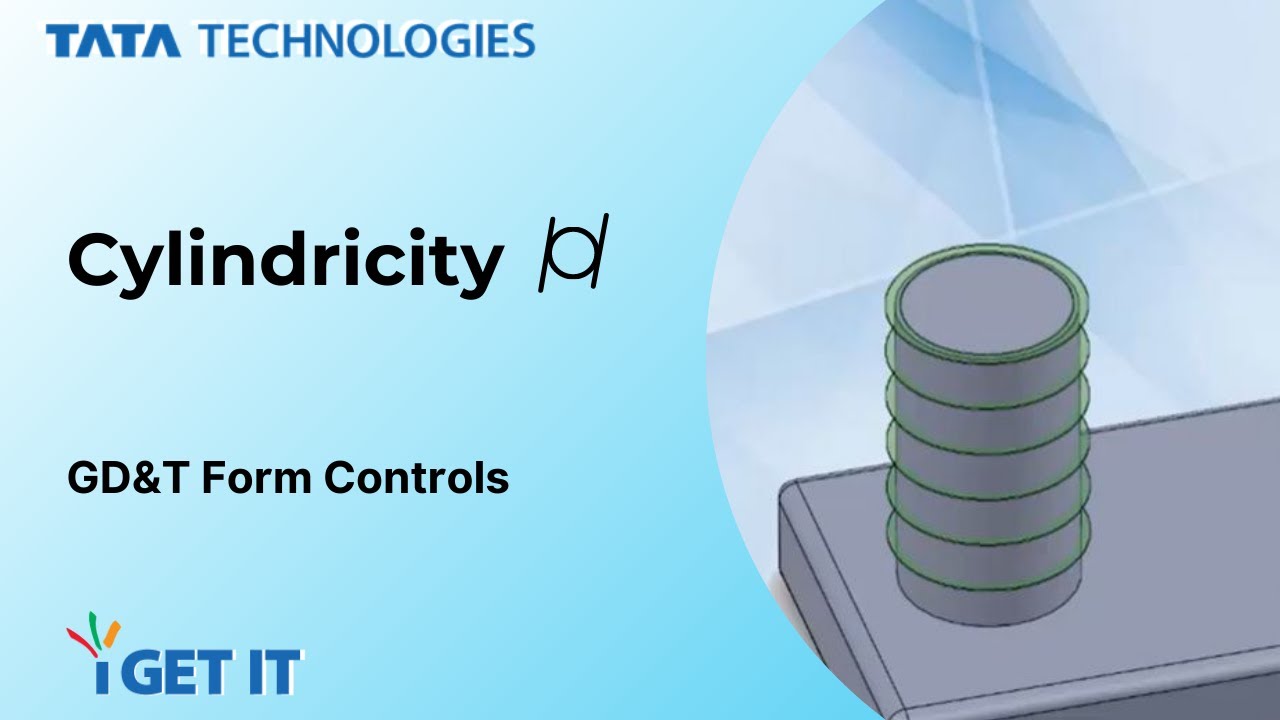 GD&T Cylindricity (and review) - YouTube