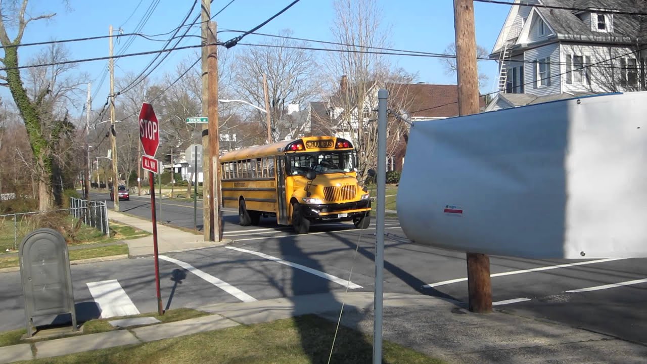 first student school bus in White Plains,New York - YouTube