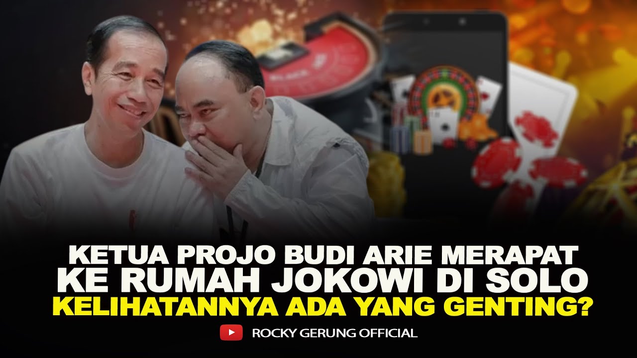 KETUA PROJO BUDI ARIE MERAPAT KE RUMAH JOKOWI DI SOLO. KELIHATANNYA ADA ...