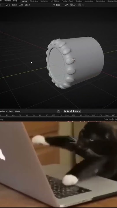 noob vs pro blender using circular array - YouTube
