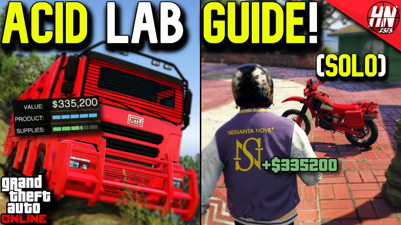 Acid Lab Guide (Make MILLIONS SOLO) | GTA Online - YouTube
