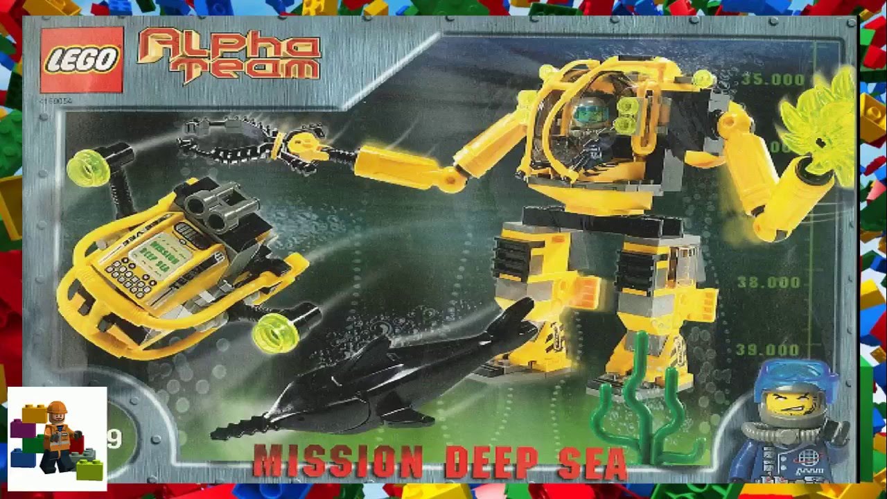 LEGO instructions - Alpha Team - Alpha Team Aquatic Mech - 4789 - YouTube
