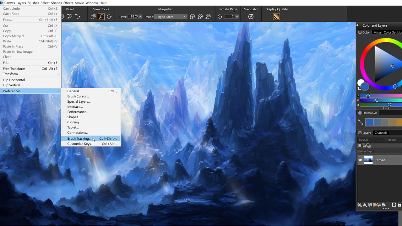 Adjusting Painter for your touch - YouTube