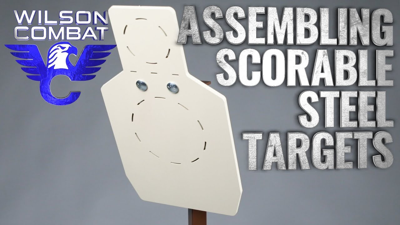 How To Assemble the Scorable Steel Target from Wilson Combat - YouTube