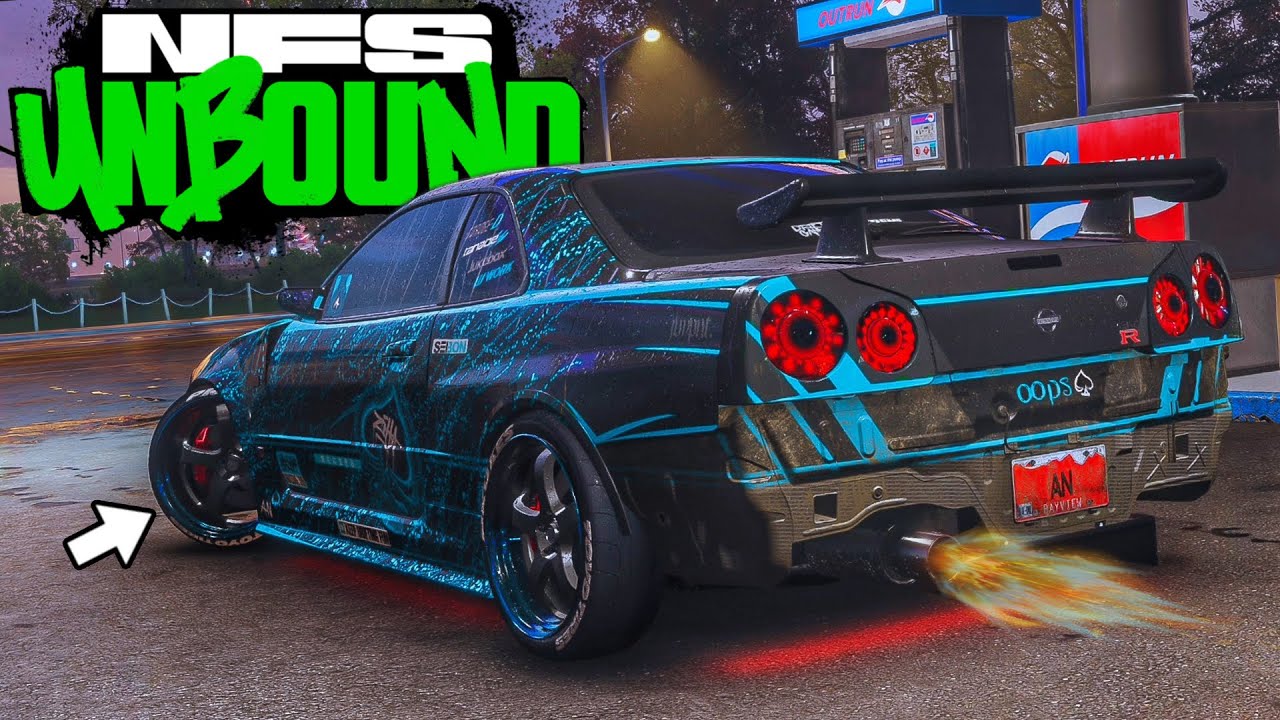 PEGUEI O NISSAN SKYLINE GTR R34 NA RUA! NEED FOR SPEED: UNBOUND #6 ...