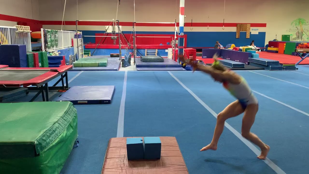 Round Off Rebound Snap to Back - YouTube