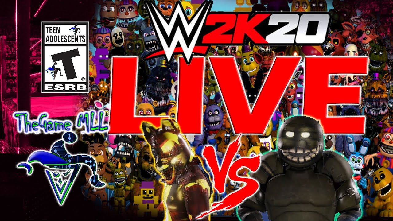 WWE 2K FNF LIVE GRIM FOXY vs DREADBEAR +LOTS MORE - YouTube