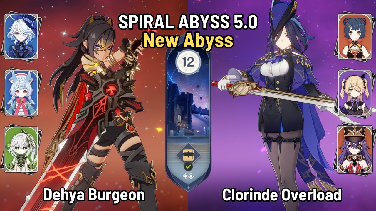 C2 Dehya Furina Burgeon Vaporize | C0 Clorinde Overload Team | New ...