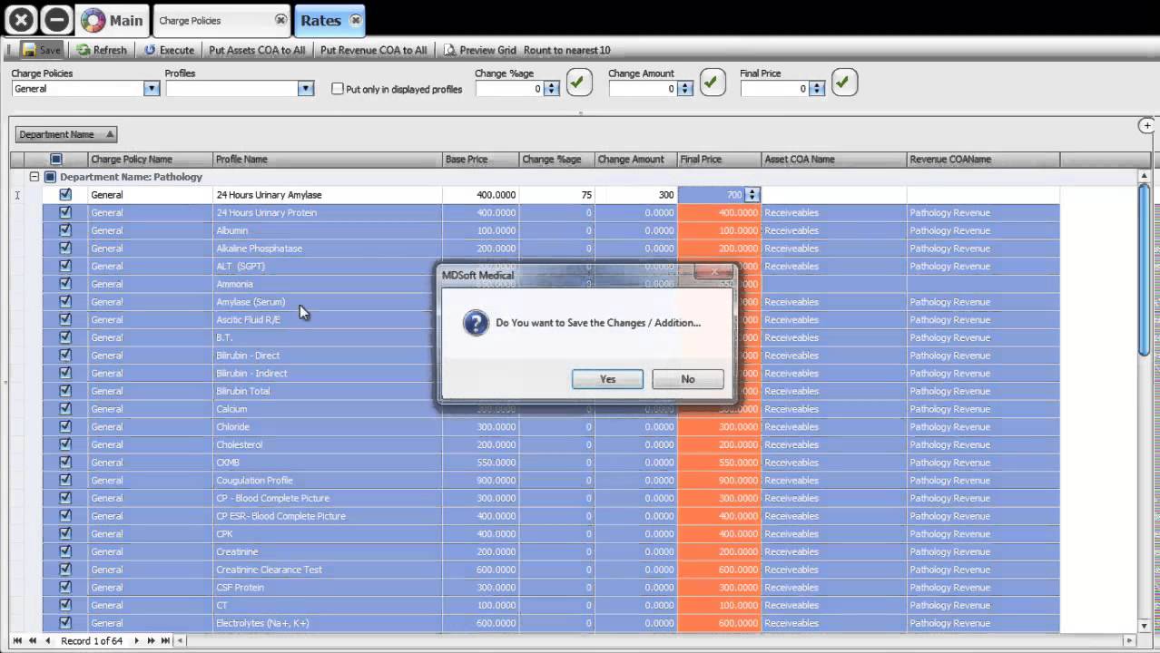Charge Policy and Branch rates - YouTube