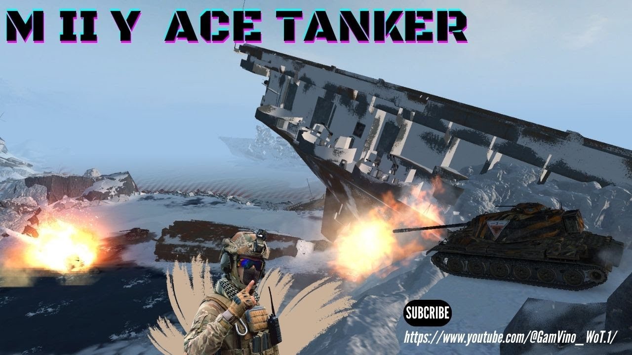 World Of Tanks - M II Y - High Caliber , Steel Wall , first time Ace ...