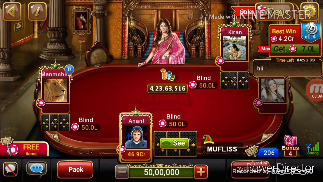 Ultimate teen patti low chips me chit - YouTube