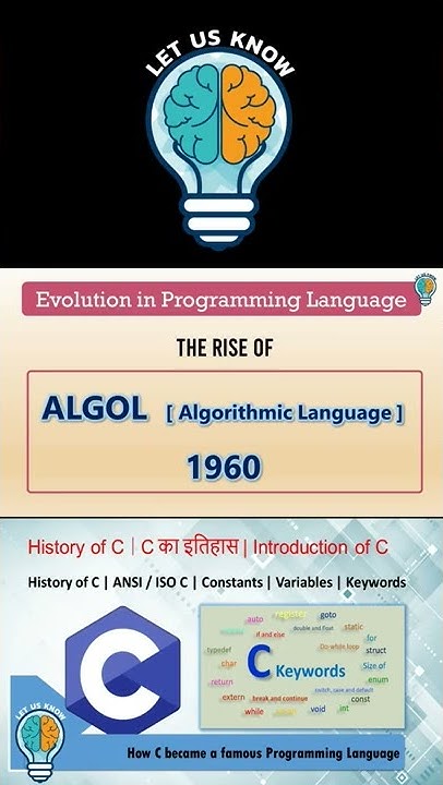 ALGOL - Structured Concept of Programming Language - YouTube