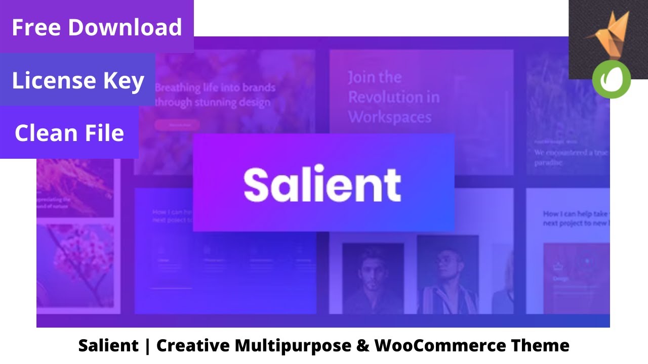 Salient | Creative Multipurpose & WooCommerce Theme FREE DOWNLOAD with Working Activation Key ...
