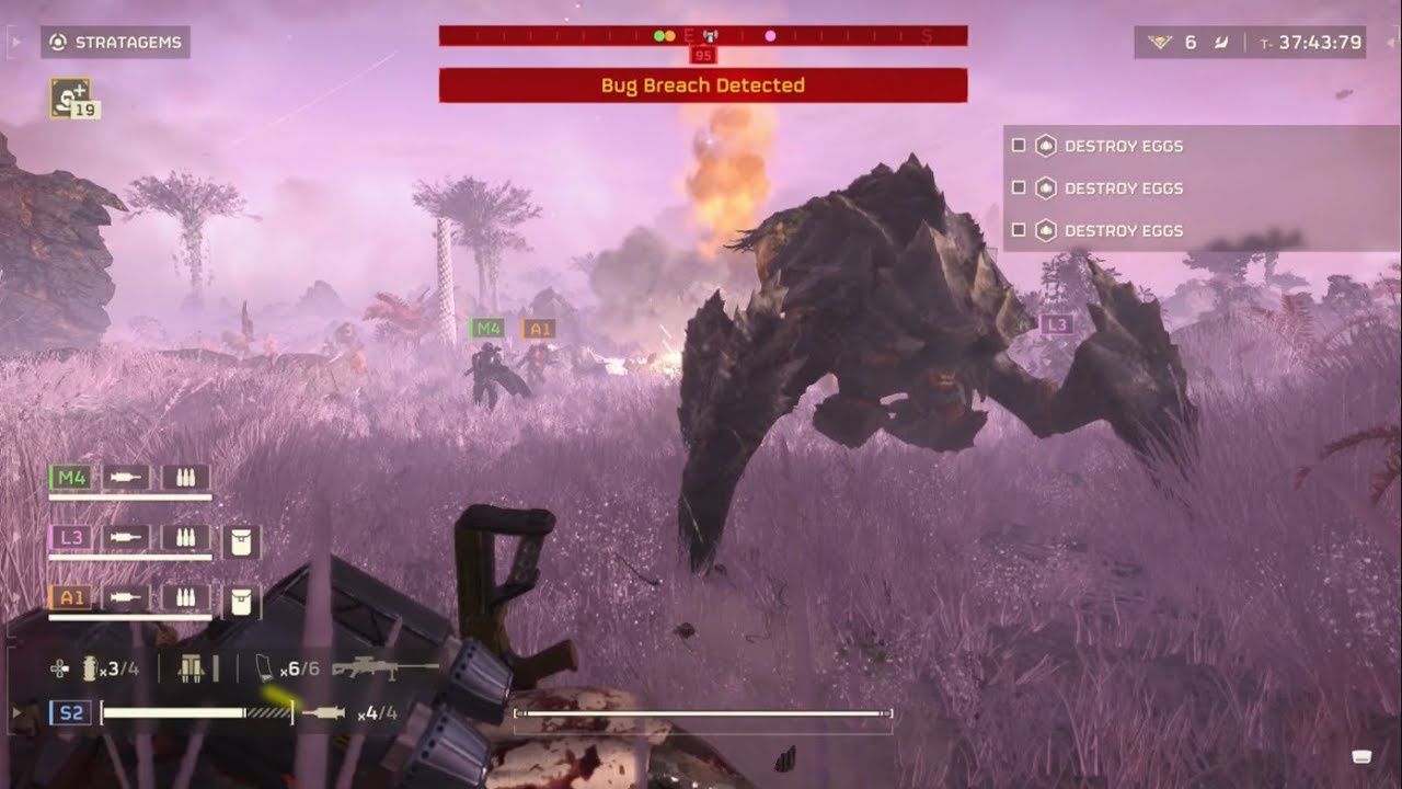 Helldivers 2 | Extreme difficulty is absolute chaos - YouTube