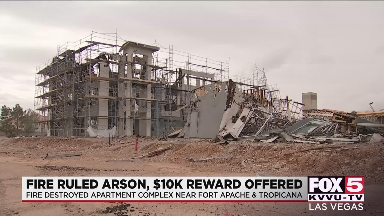 3-alarm fire at Fort Apache, Tropicana ruled arson; $10K reward offered ...