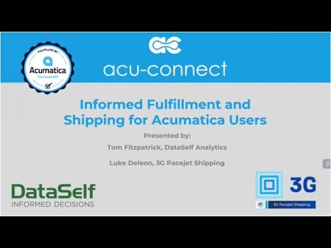 Informed Fulfillment and Shipping for Acumatica Users - YouTube
