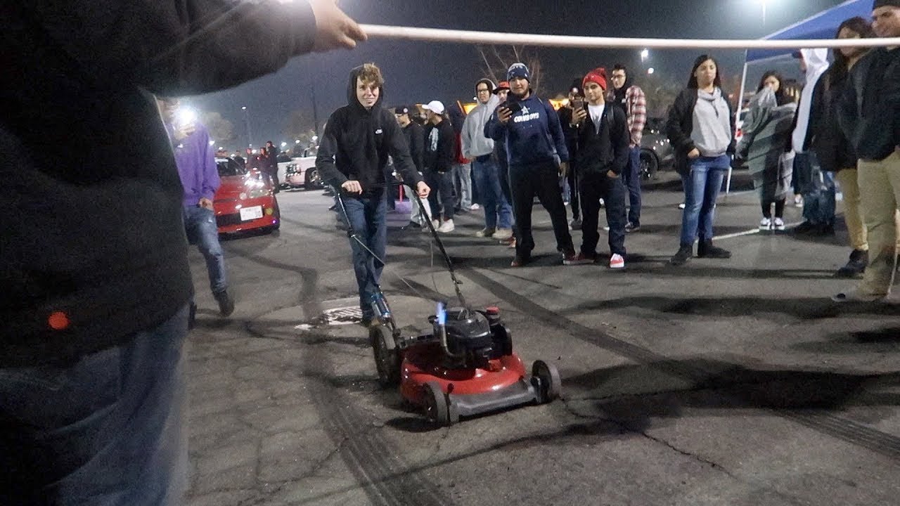 INSANE!!!! 2 STEP BATTLE/LIMBO W LAWNMOWER (MUST SEE) - YouTube