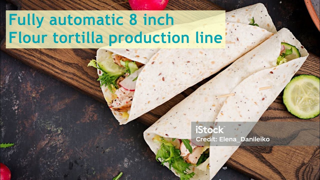 From A to Z, 8 inch flour tortilla production line| QLMachinery - YouTube