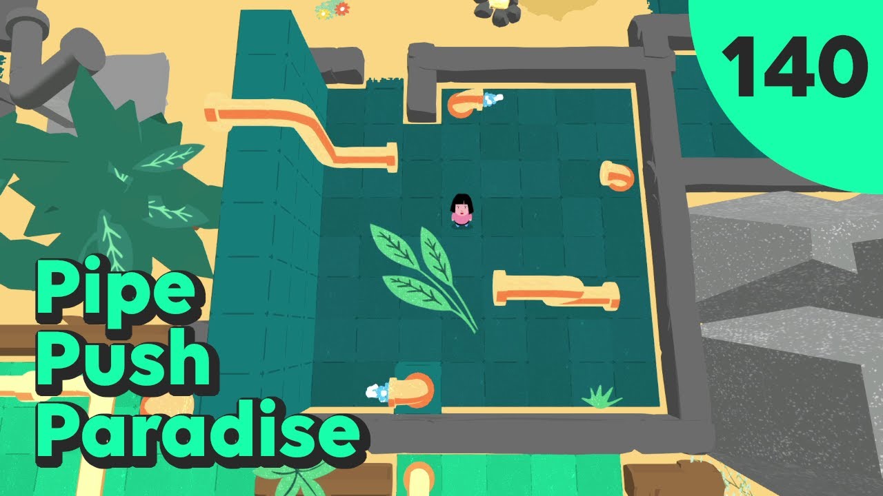 Let's Play Puzzles 140: Pipe Push Paradise - YouTube