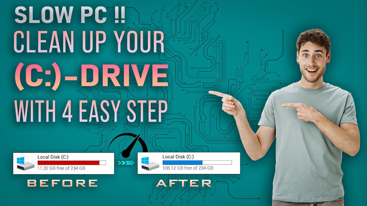 How to Clean C Drive In Windows 10/11 | Make Your PC Faster - YouTube