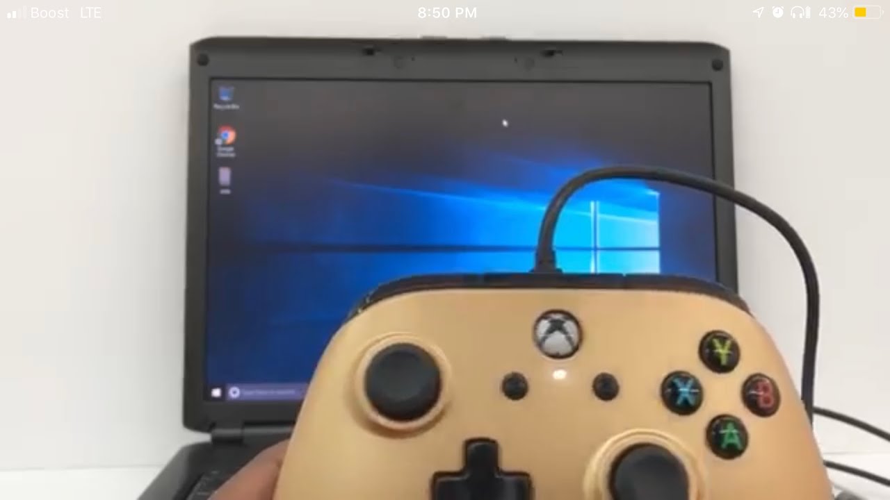 Cómo jugar con un control en una PC - YouTube
