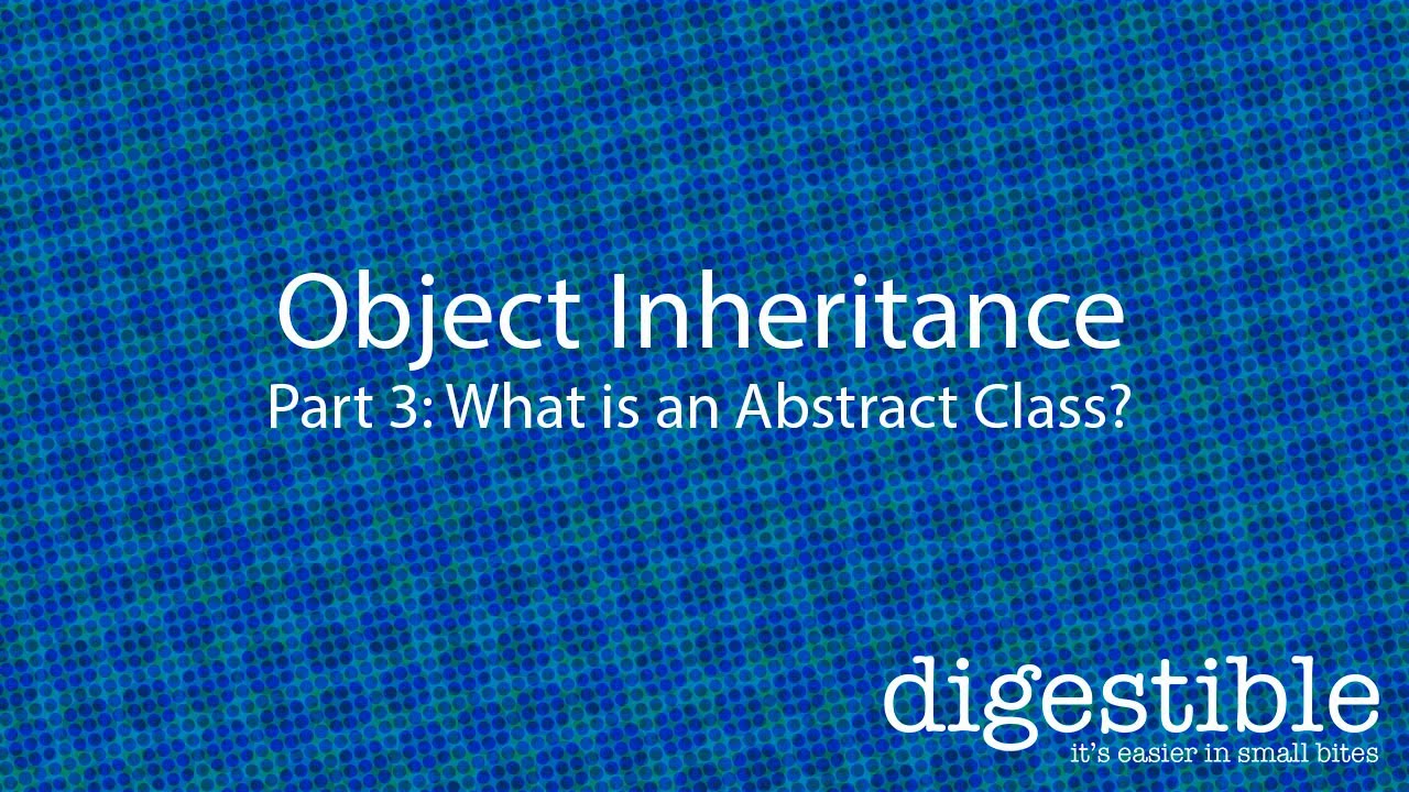 Basic Object Inheritance With C And Unity Part 3 What Is An Abstract Class Youtube 2854