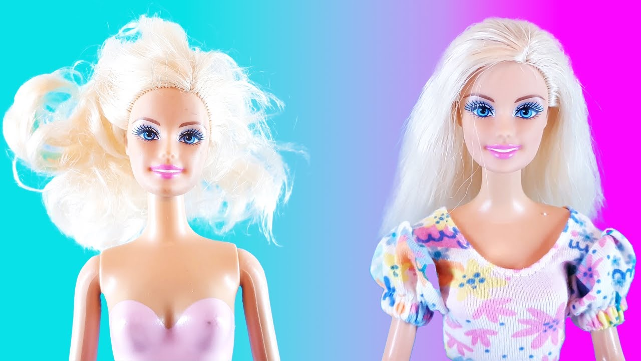 Barbie Makeover Transformation 💅🏻| Barbie cambio de imagen | बार्बी ...